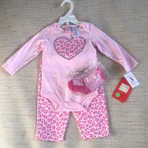 Baby Togs | Matching Sets | Nwt Baby Togs Girls 3piece Set | Poshmark